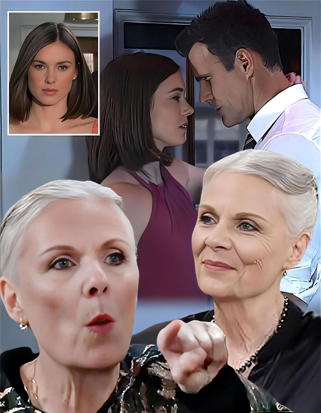 Tracy leaks the playroom video of Willow and Drew to gain an advantage ...